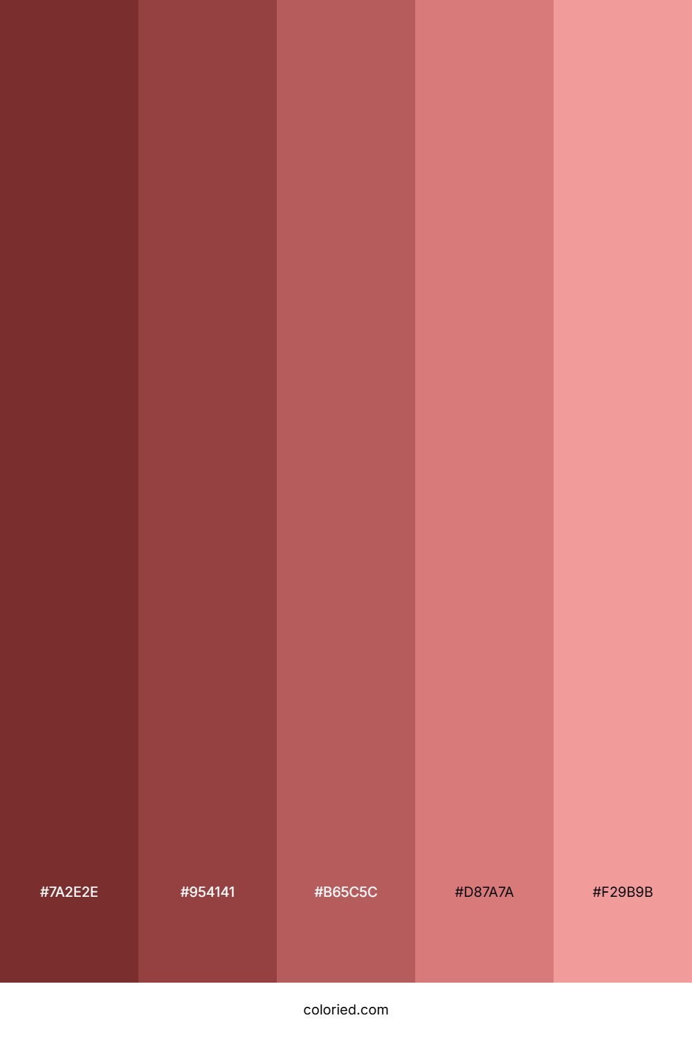 Grey Red Color Palette